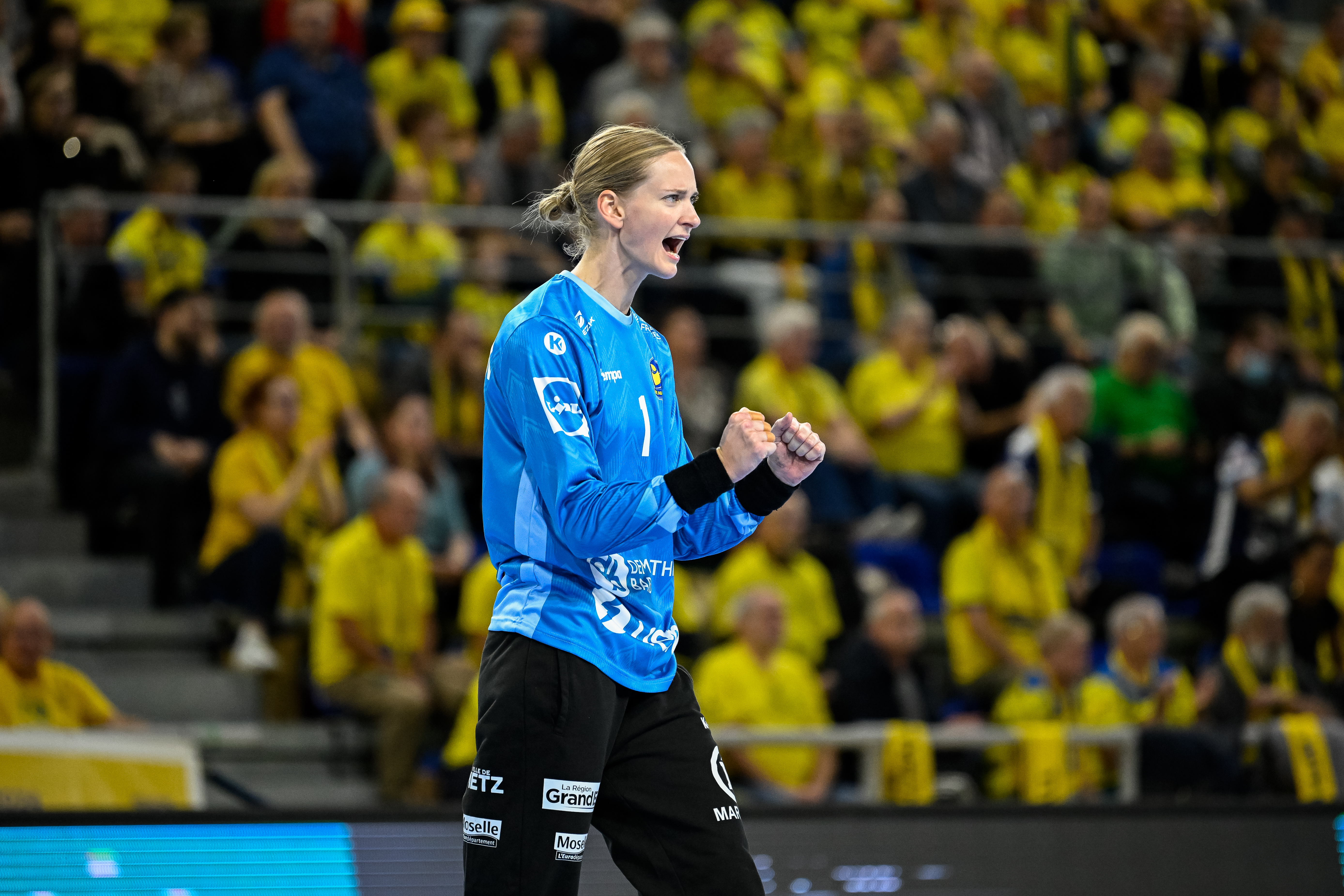CL handball: How Metz goalkeeper Bundsen plays with the shooters